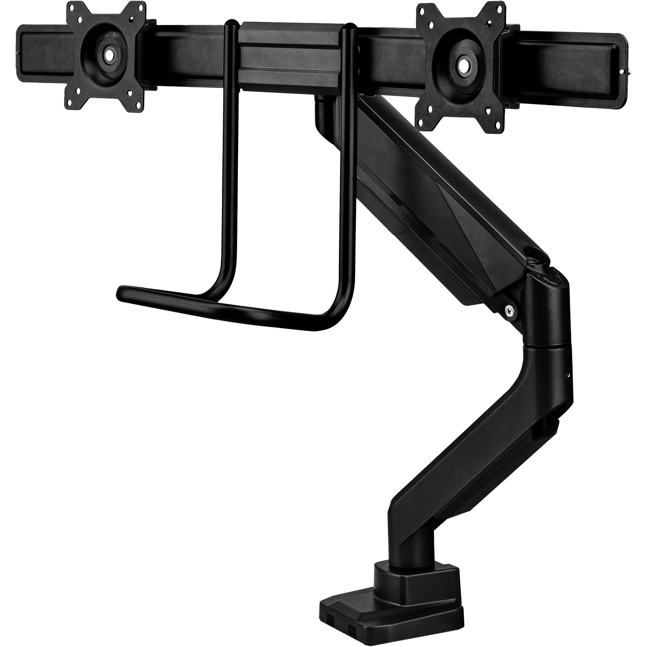 Double Swing Monitor Arm – Black – Filex | Fellowes