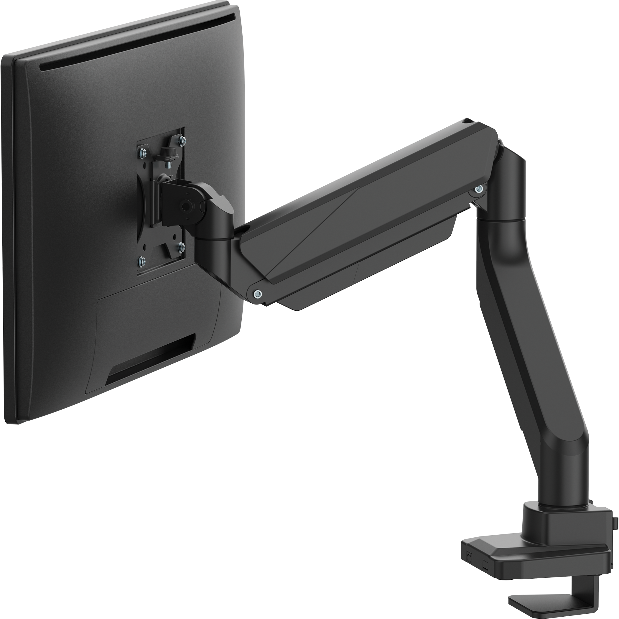 Single Swing Monitor Arm – Black – Filex | Fellowes
