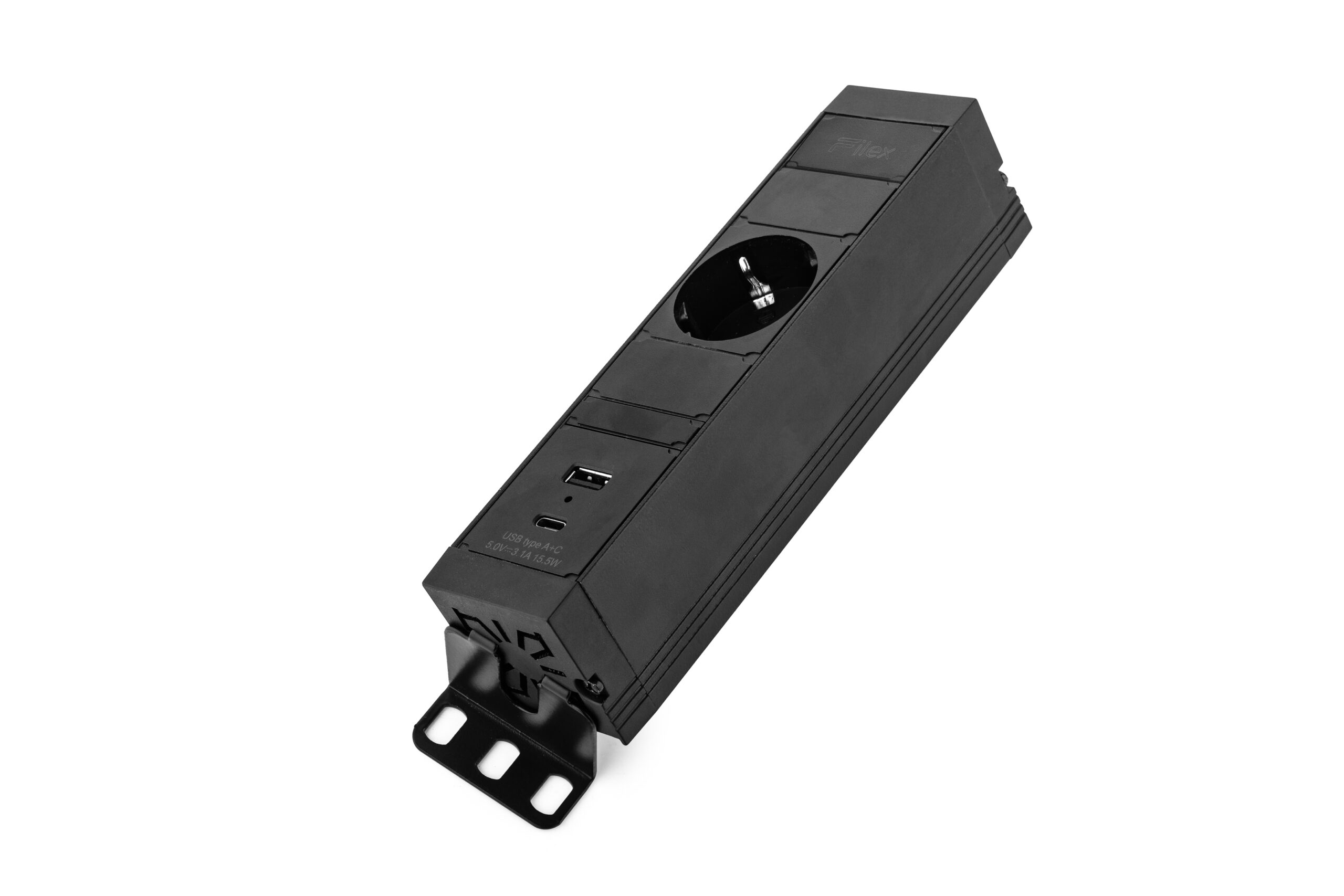 Power Desk Up® 1.0 – 1x 230V, 1x USB A+C Charger – Filex | Fellowes