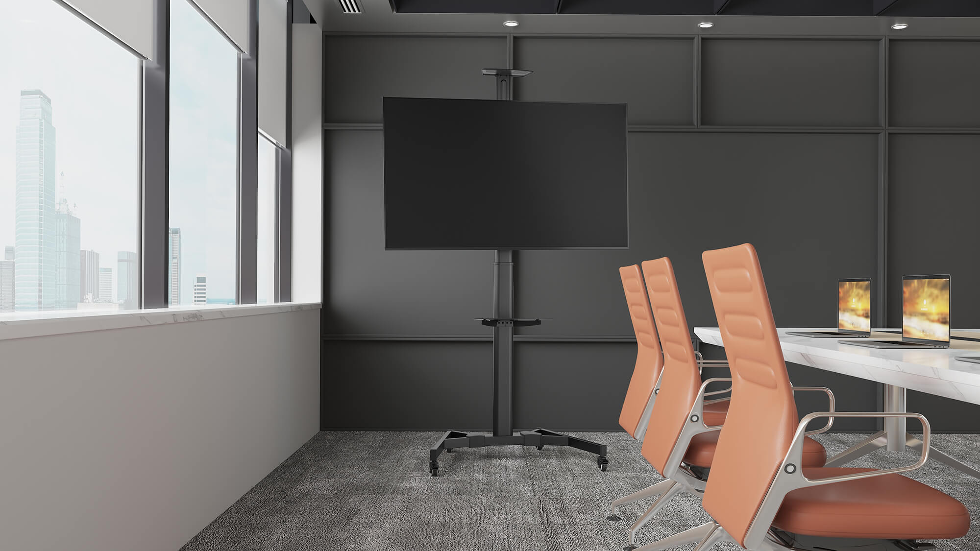 TV Stand – Black – Filex | Fellowes