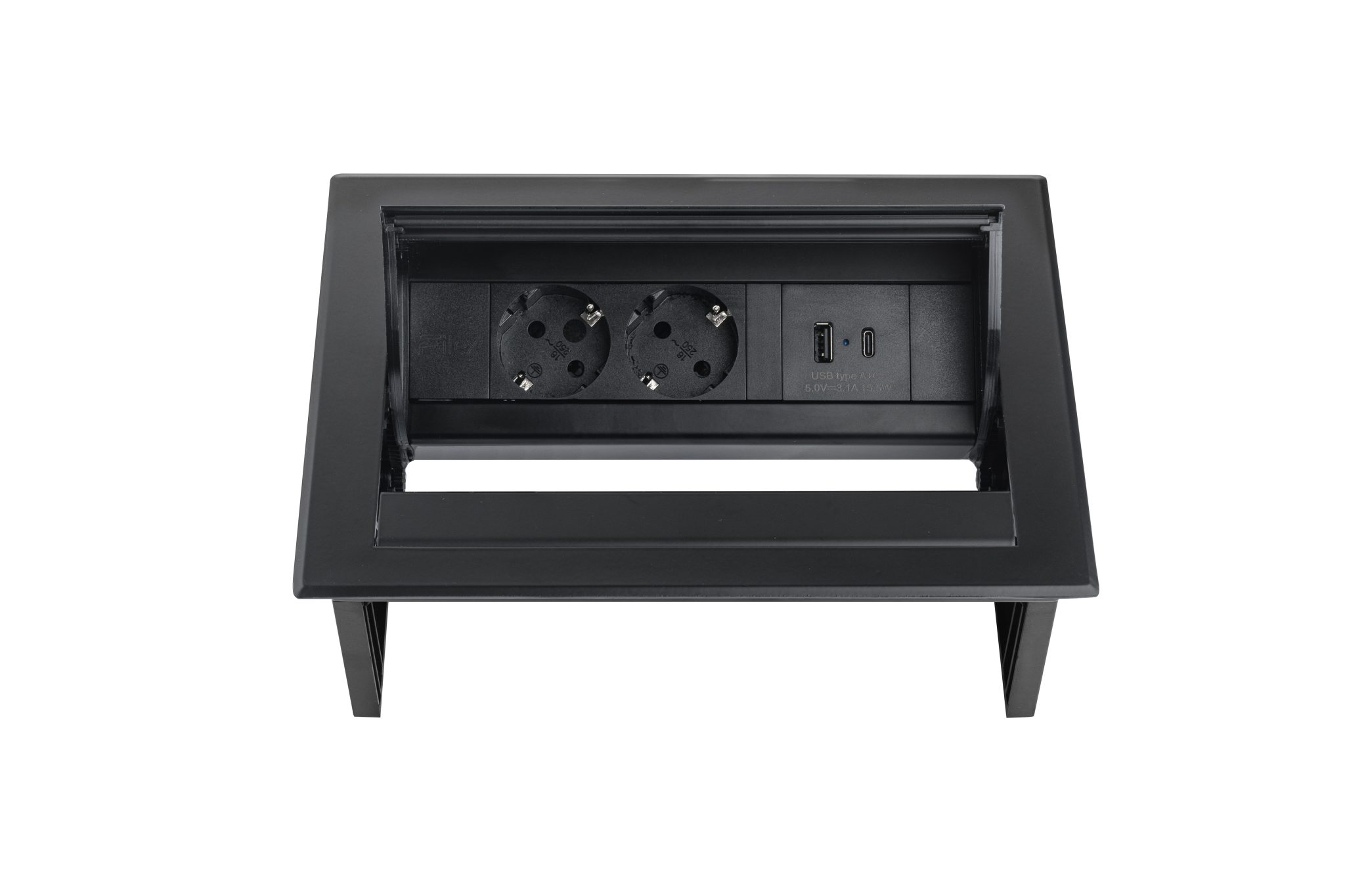 Power Desk In – 2x 230V + 1x USB A+C Charge (5.0V – 3.1A – 15.5W ...