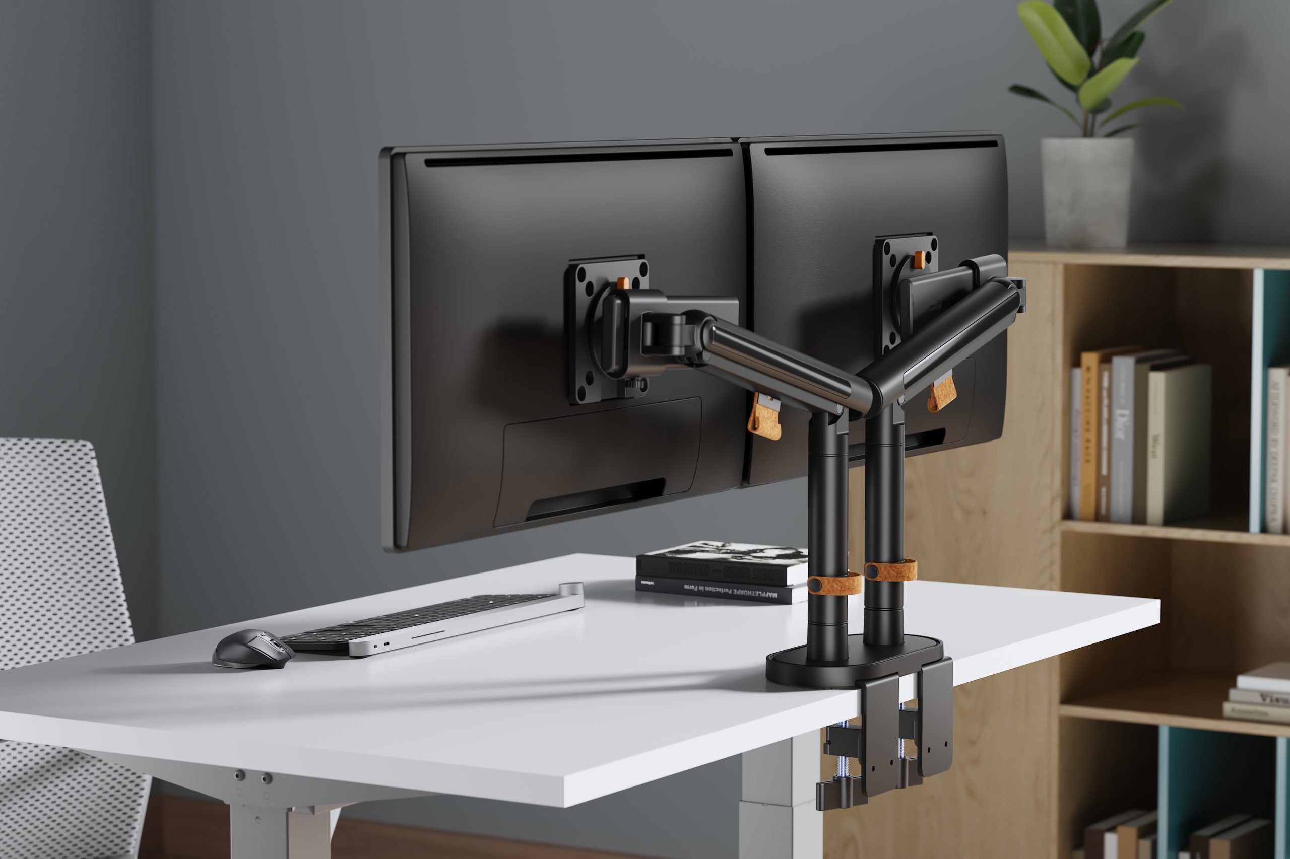 SmartView Dual Monitor Arm – Filex | Fellowes