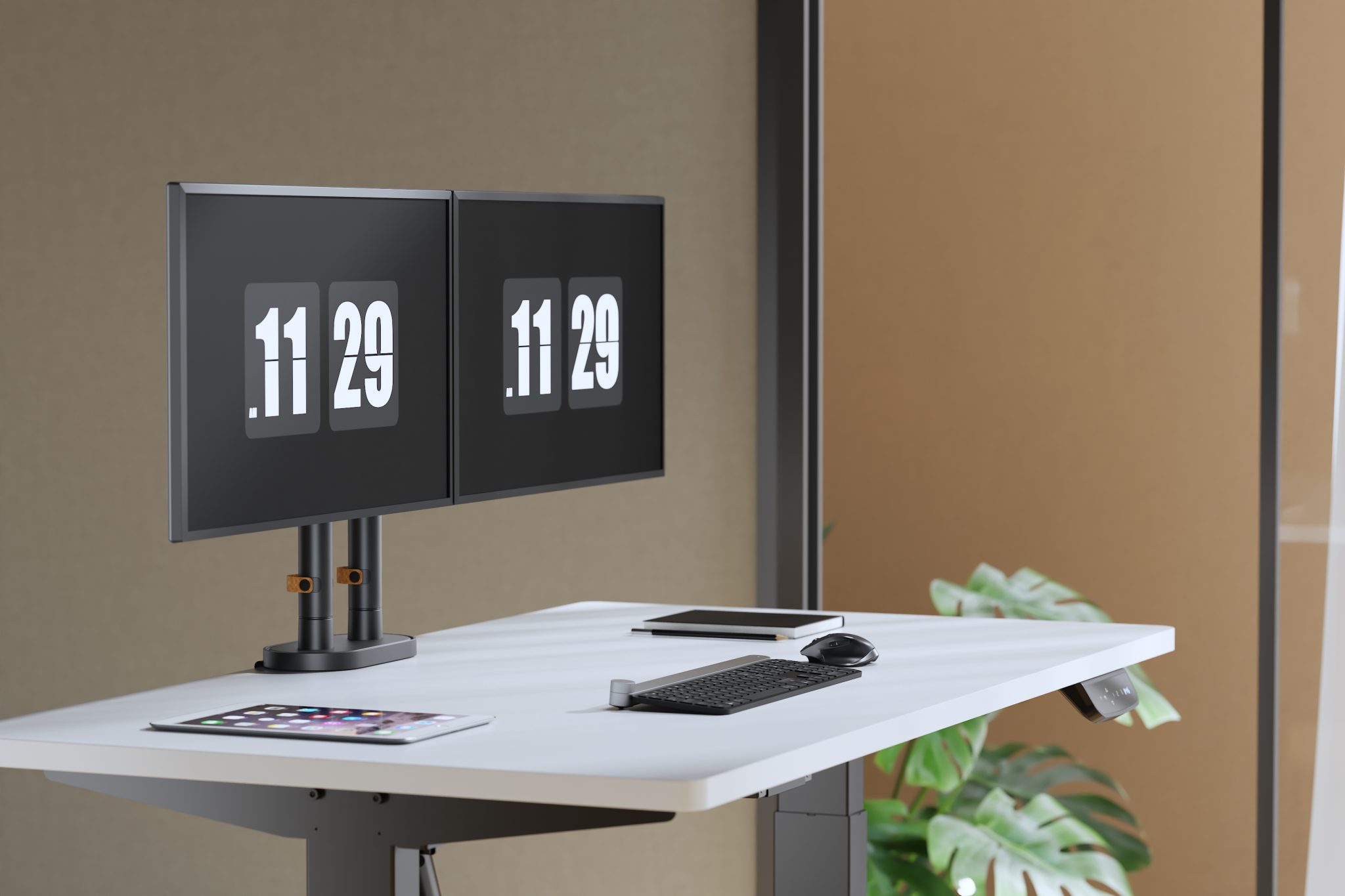 SmartView Dual Monitor Arm – Filex | Fellowes