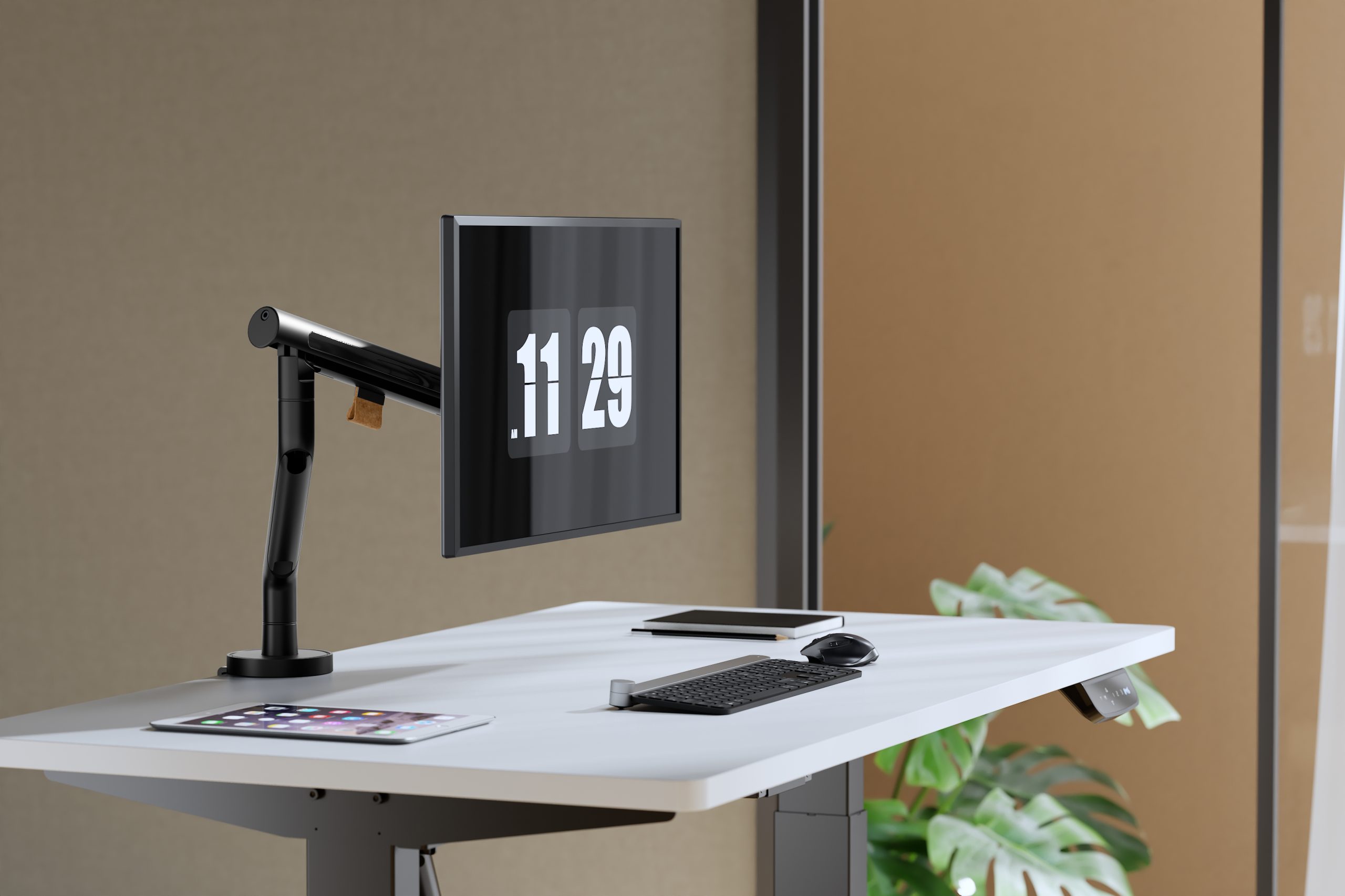 SmartView Single Monitor Arm – Filex | Fellowes
