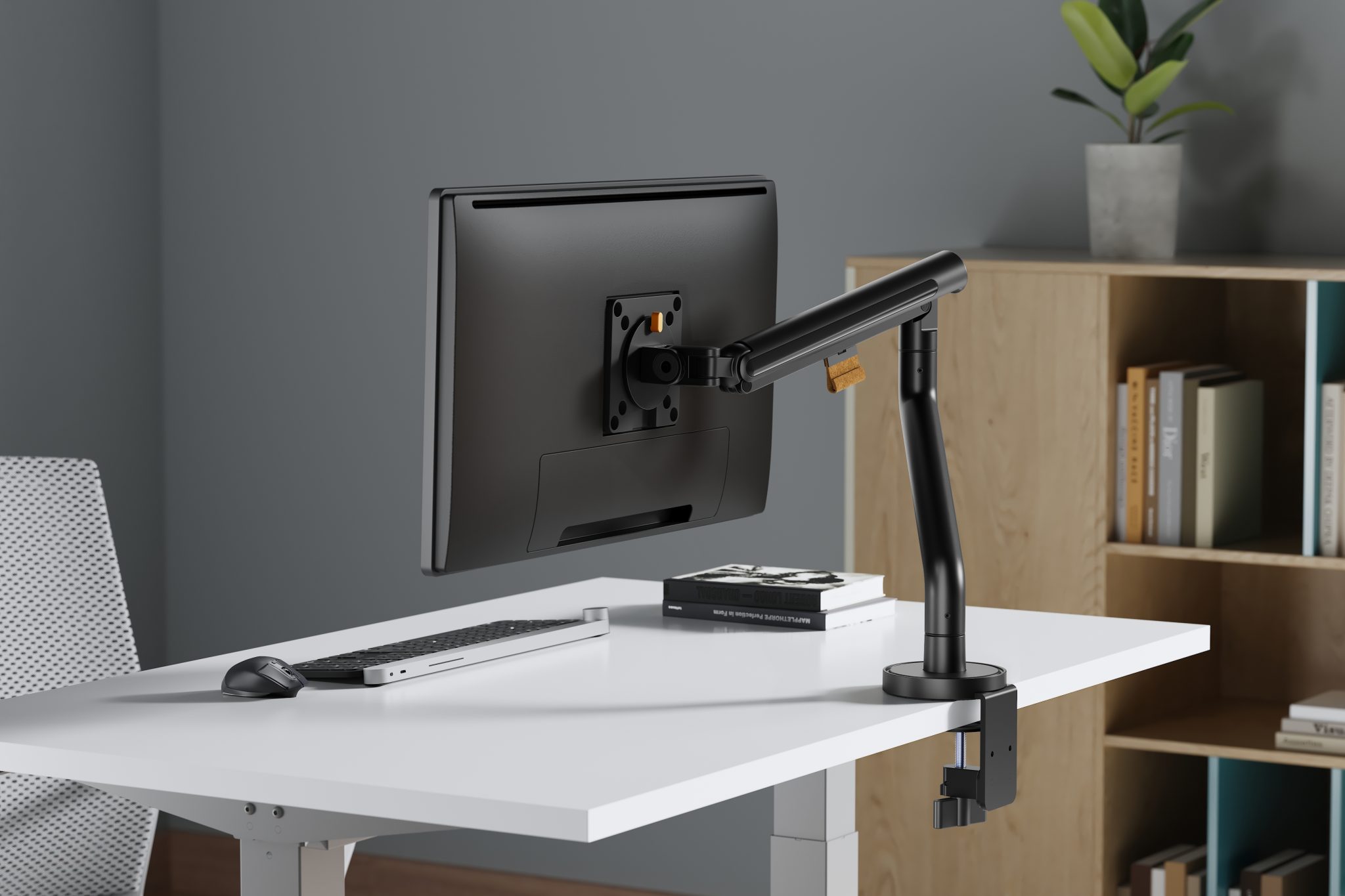 SmartView Single Monitor Arm – Filex | Fellowes